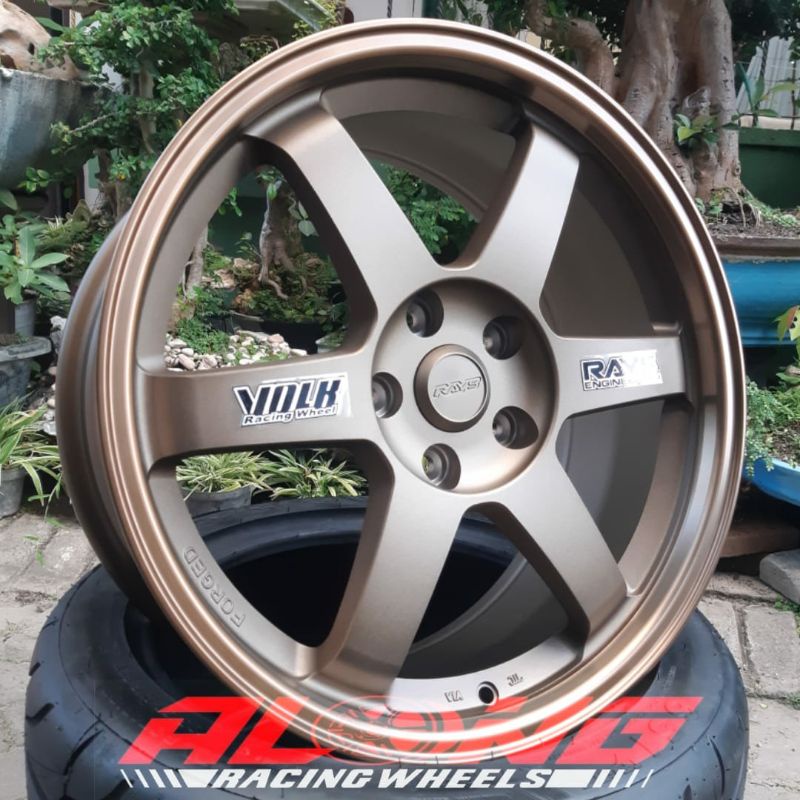 Jual VELG REP. RAYS TE37 - OG R18 MATTE BRONZE SUPER COPY - LIKE ...
