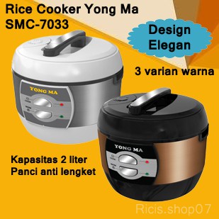Jual Terbaru Magic Com / Rice Cooker Yong Ma SMC-7033 / SMC7033 / SMC ...
