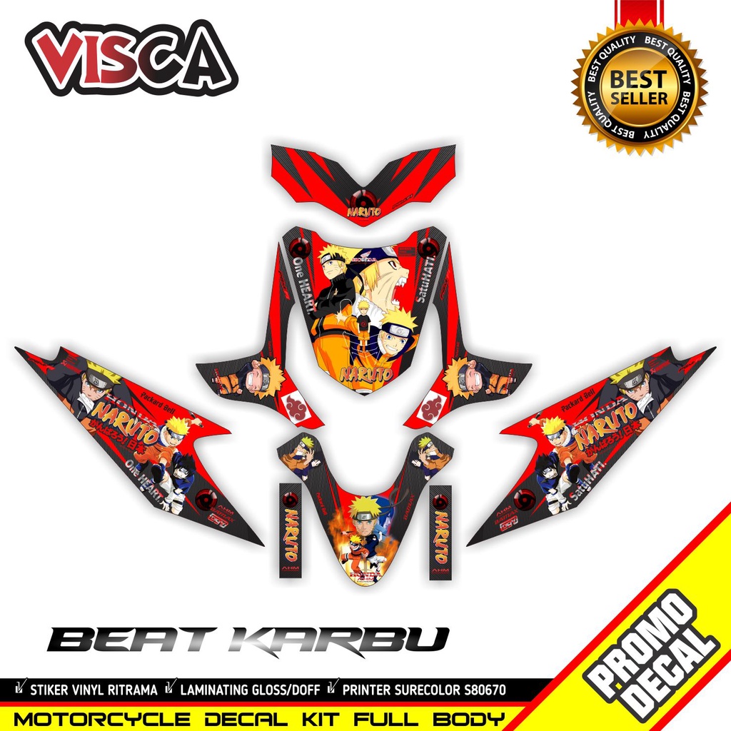 Jual Decal Beat Karbu Full Body Stiker Beat Karbu Full Body Striping ...
