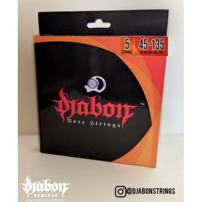 Jual Senar Gitar Bass Strings String Djabon 045 135 0.45 45 Set 5 Senar ...