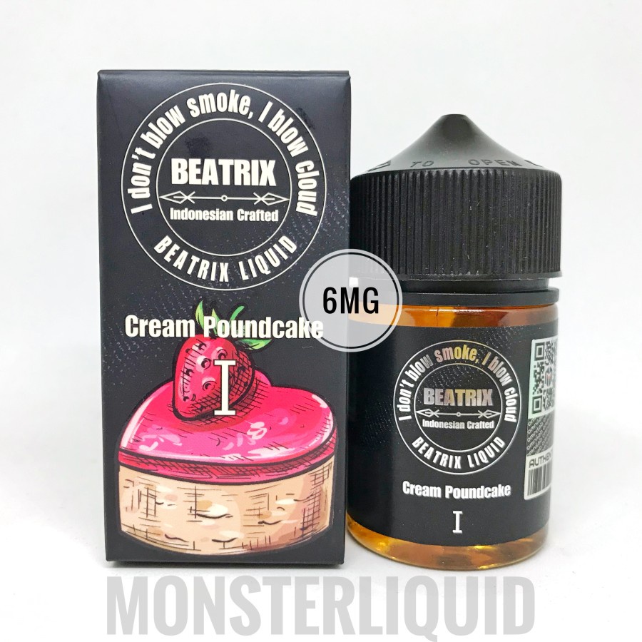 Jual BEATRIX STRAWBERRY CREAM POUNDCAKE BY OMNILAB 6MG 60ML | Shopee ...