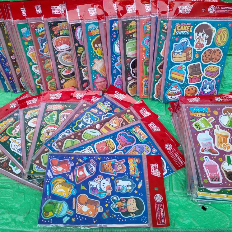 Jual Mainan Sticker Foam Boba Boboiboy Tempelan Boboi Stiker Kartun ...