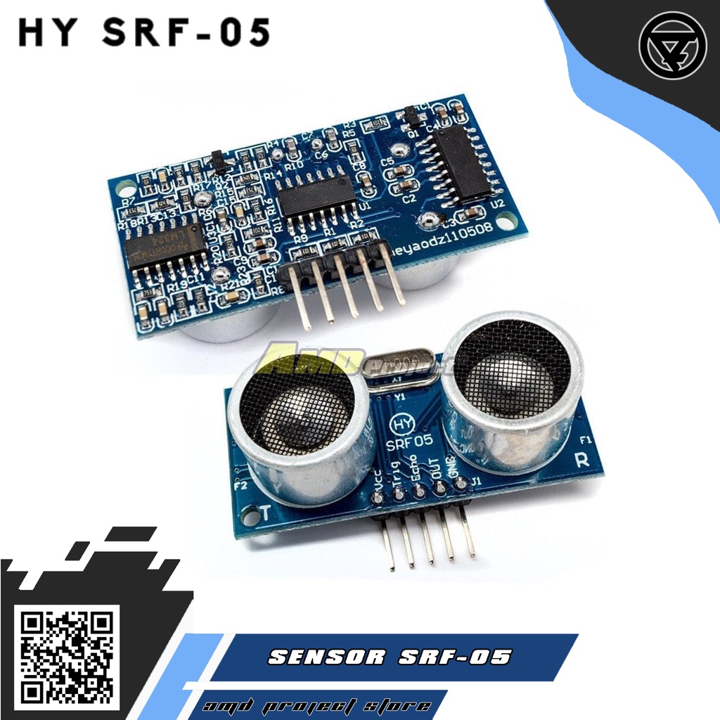 Jual HY-SRF05 Ultrasonic Distance Measuring Sensor Jarak SRF 05 ...