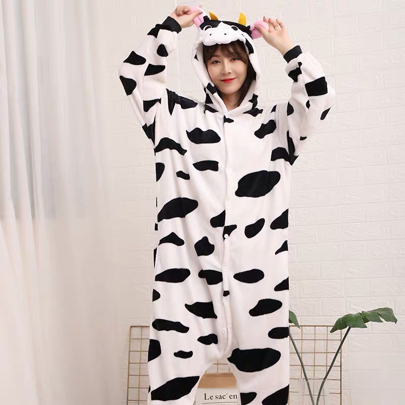 Jual KOSTUM SAPI COW ONESIE PIYAMA COSPLAY BAJU TIDUR | Shopee Indonesia