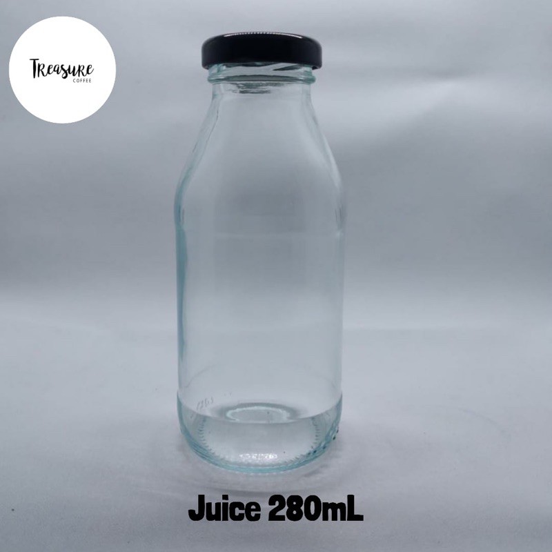 Jual Botol Kaca Juice 250ml + Tutup Drat 100% BARU | Shopee Indonesia