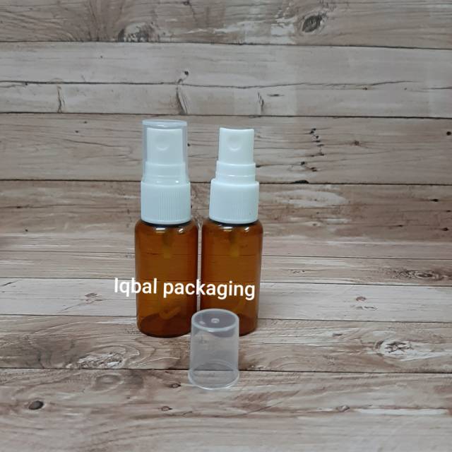 Jual Botol kaca coklat 20ml tutup spray | Shopee Indonesia