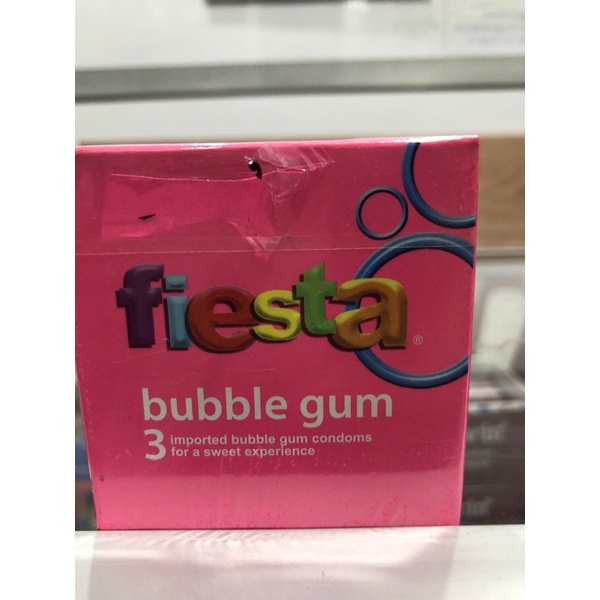 Jual FIESTA MAX DOTTED DURIAN STRAWBERRY GRAPE DELAY BUBBLE GUM ...