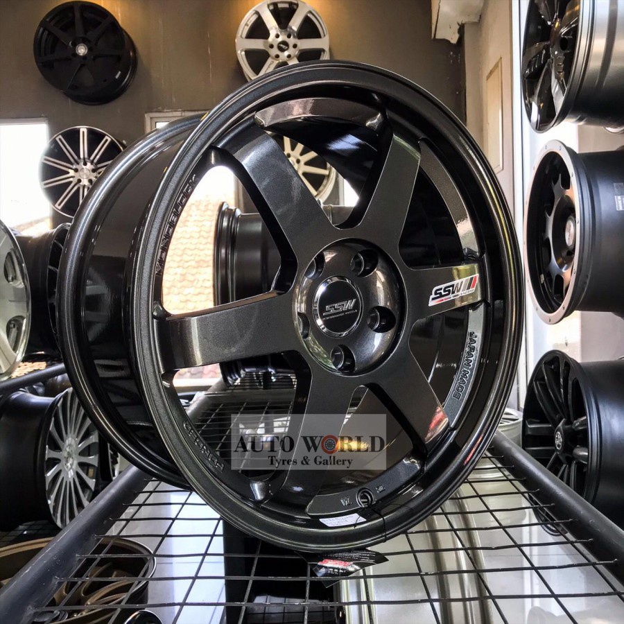 Jual SALE Velg SSW S202 TE37 Ring 18 PCD 5x114.3 - Innova Reborn, Xpander, Civic Turbo, CRV ...