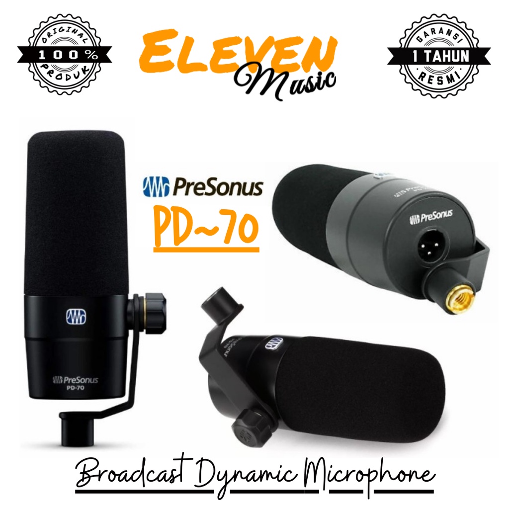 Jual presonus pd70 pd-70 pd 70 dynamic broadcast microphone | Shopee ...