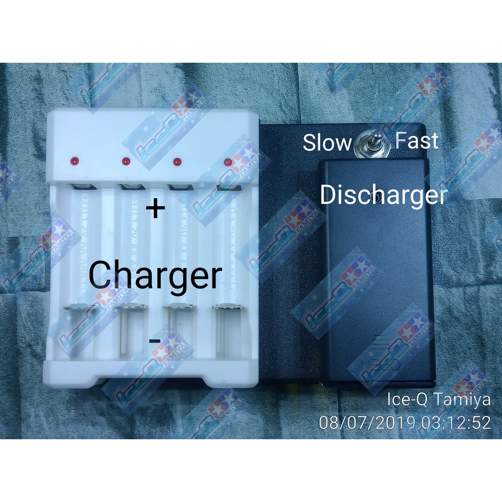 Jual Charger Battery 4xAA/AAA & Discharger Dual Mode 2xAA (USB 3A ...