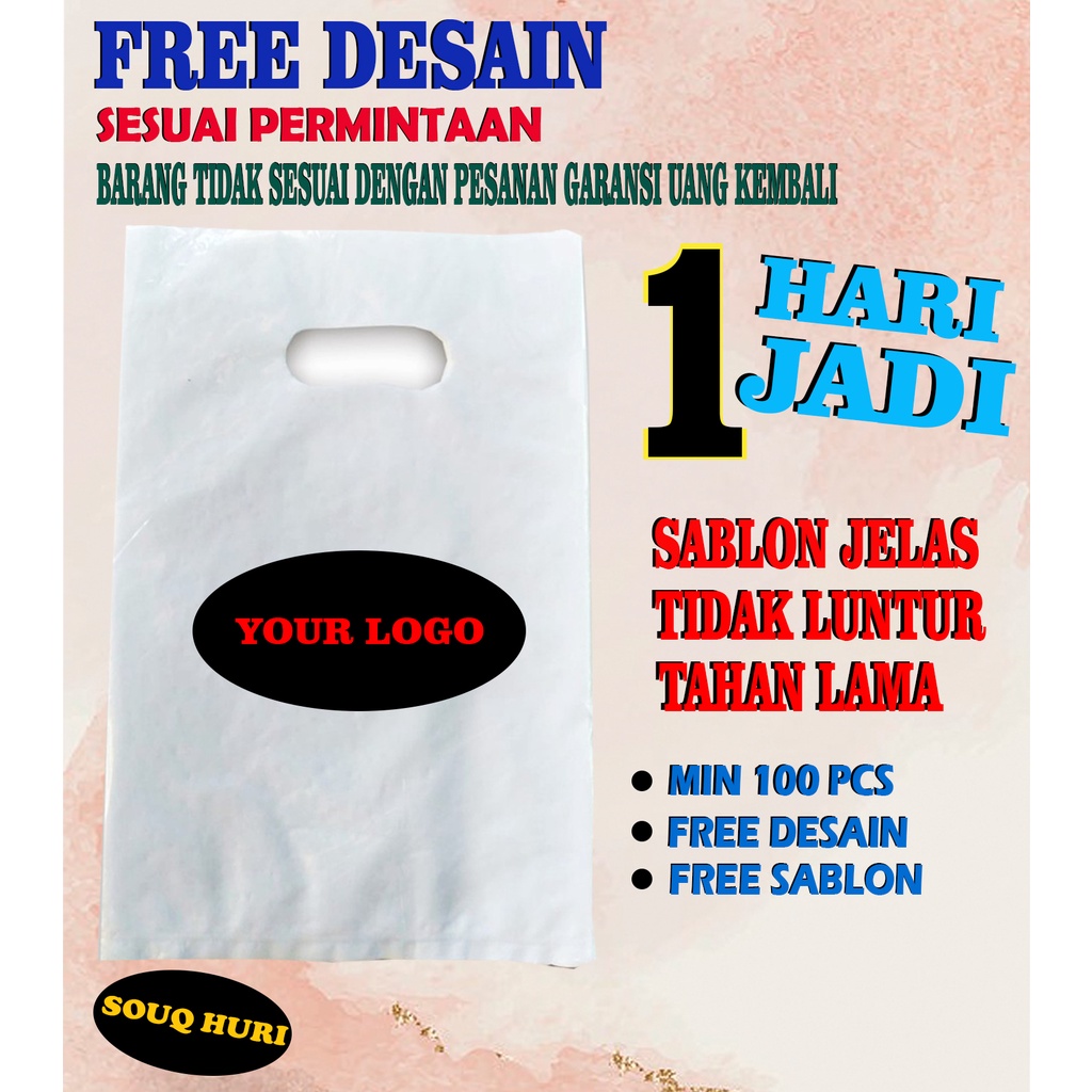 Jual PLASTIK SABLON HD uk 25X35 FREE DESAIN | SABLON PLASTIK | Shopee ...