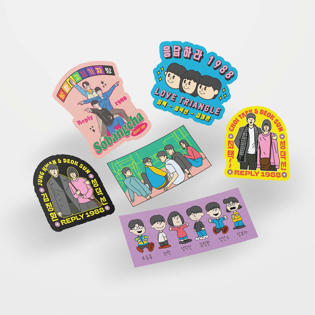 Jual Reply 1988 - Sticker Pack Vol 2 | Shopee Indonesia