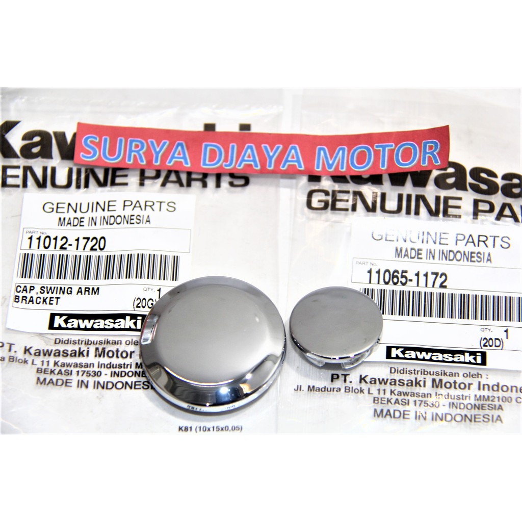 Jual Tutup rangka tutup pin cap arm ninja rr r ss 150 Crome Original ...