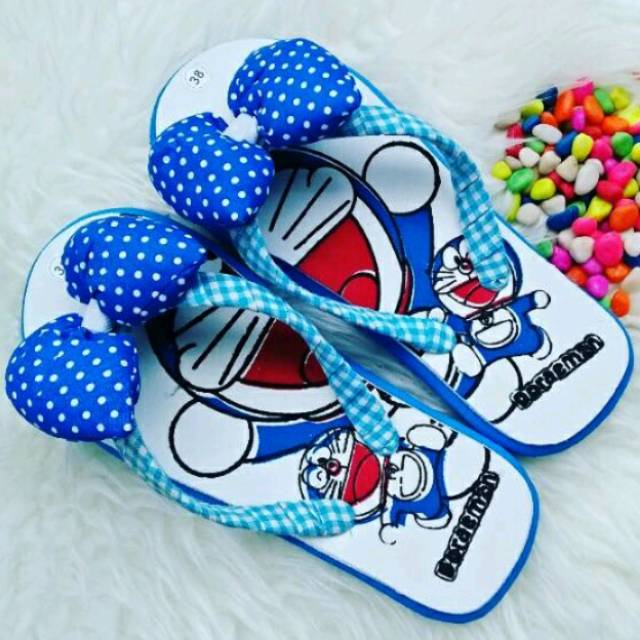 Jual SANDAL PITA DORAEMON (Size Dewasa) | Shopee Indonesia