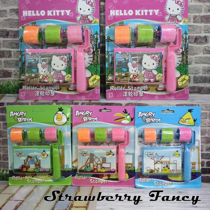 Jual Cap Stempel Rool Hello Kitty Angry Bird | Shopee Indonesia