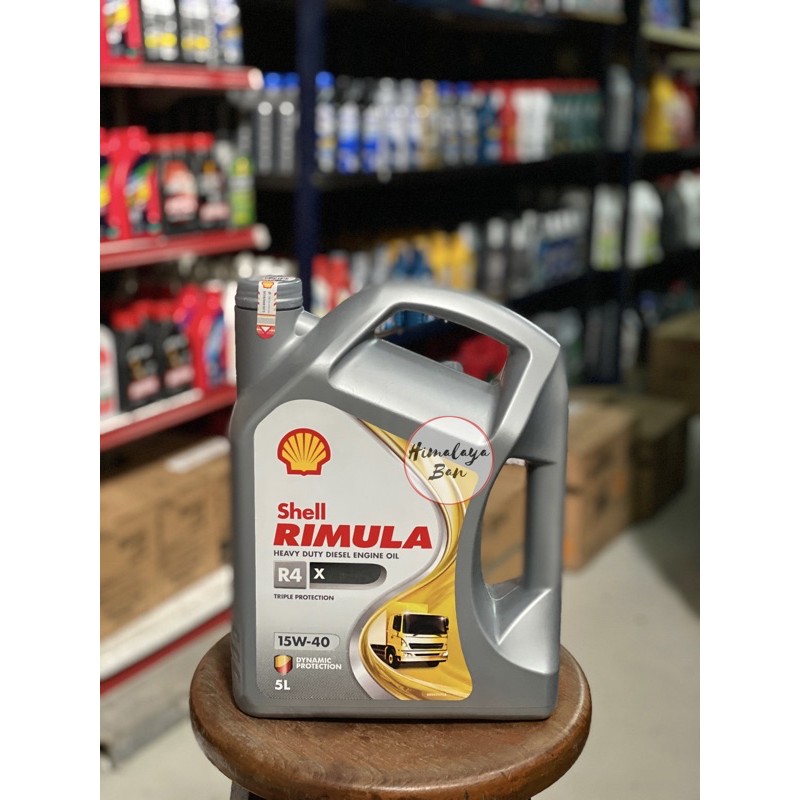 Jual Oli Mesin Shell Rimula R4X 15W 40 Khusus Mesin Diesel (5 Liter ...