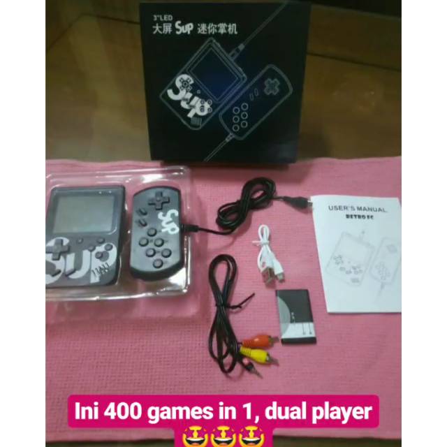 Jual Gameboy dual player 400 games in 1 - HARGA MURAH | Shopee Indonesia