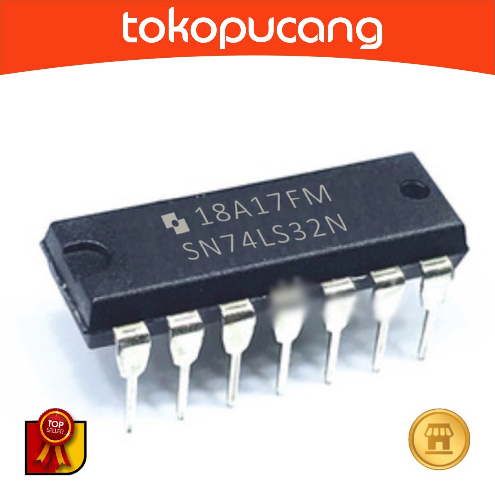 Jual IC TTL 7432 OR GATE LOGIC 74LS32 TRANSISTOR LOGIKA SN74LS32N 74LS32N | Shopee Indonesia