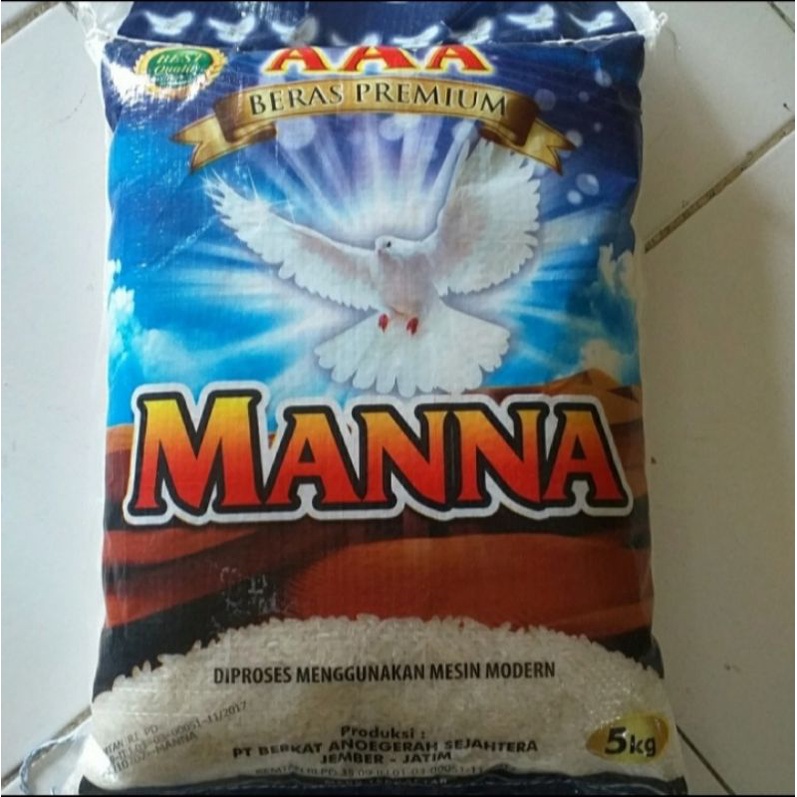 Jual Beras AAA Manna 5kg | Shopee Indonesia