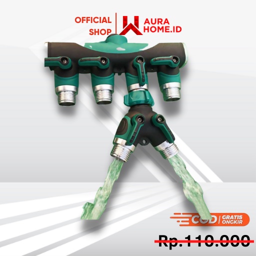 Jual Splitter Y Selang Keran Air 3/4 Irigasi Taman Cabang 2 / Keran ...