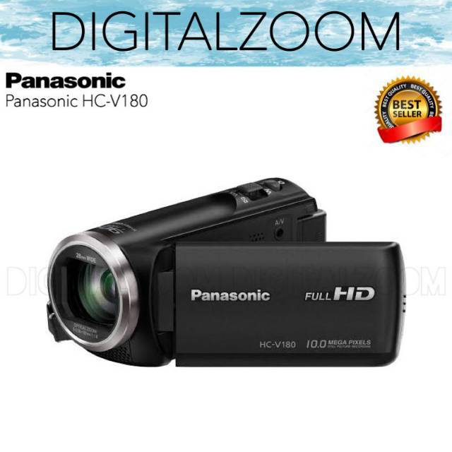 Jual PANASONIC HC-V180 FULL HD CAMCORDER - PANASONIC V180 | Shopee ...