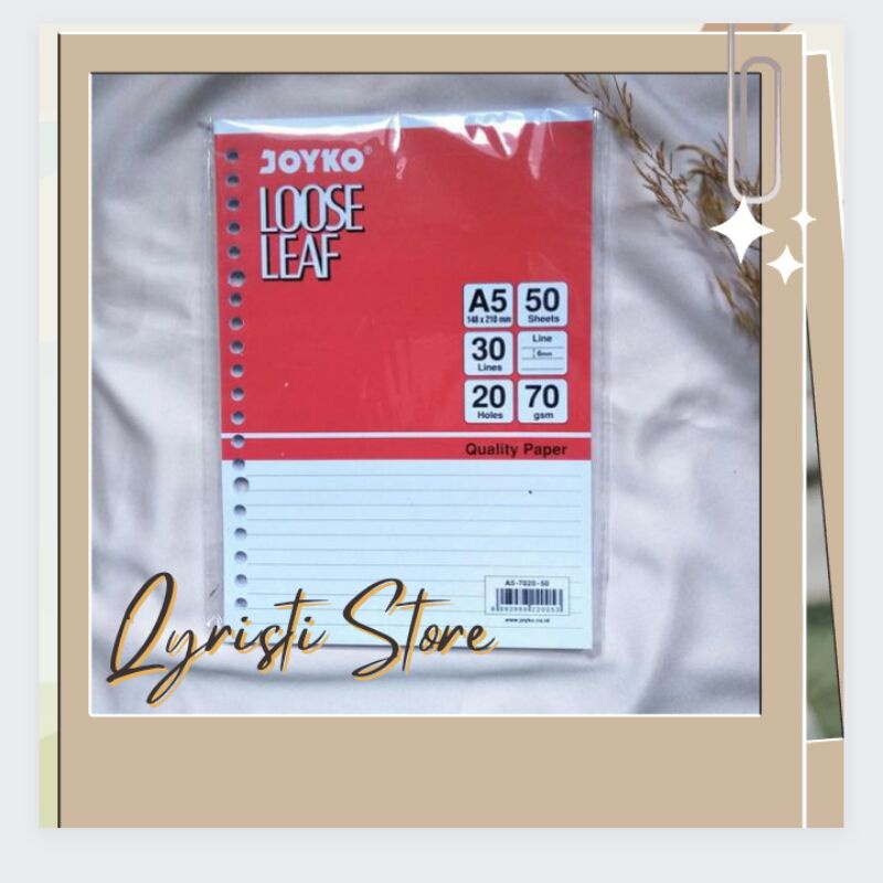 Jual BINDER GARIS A5 /ISI FILE BINDER BERGARIS /ISI 50 SHEETS /100 ...