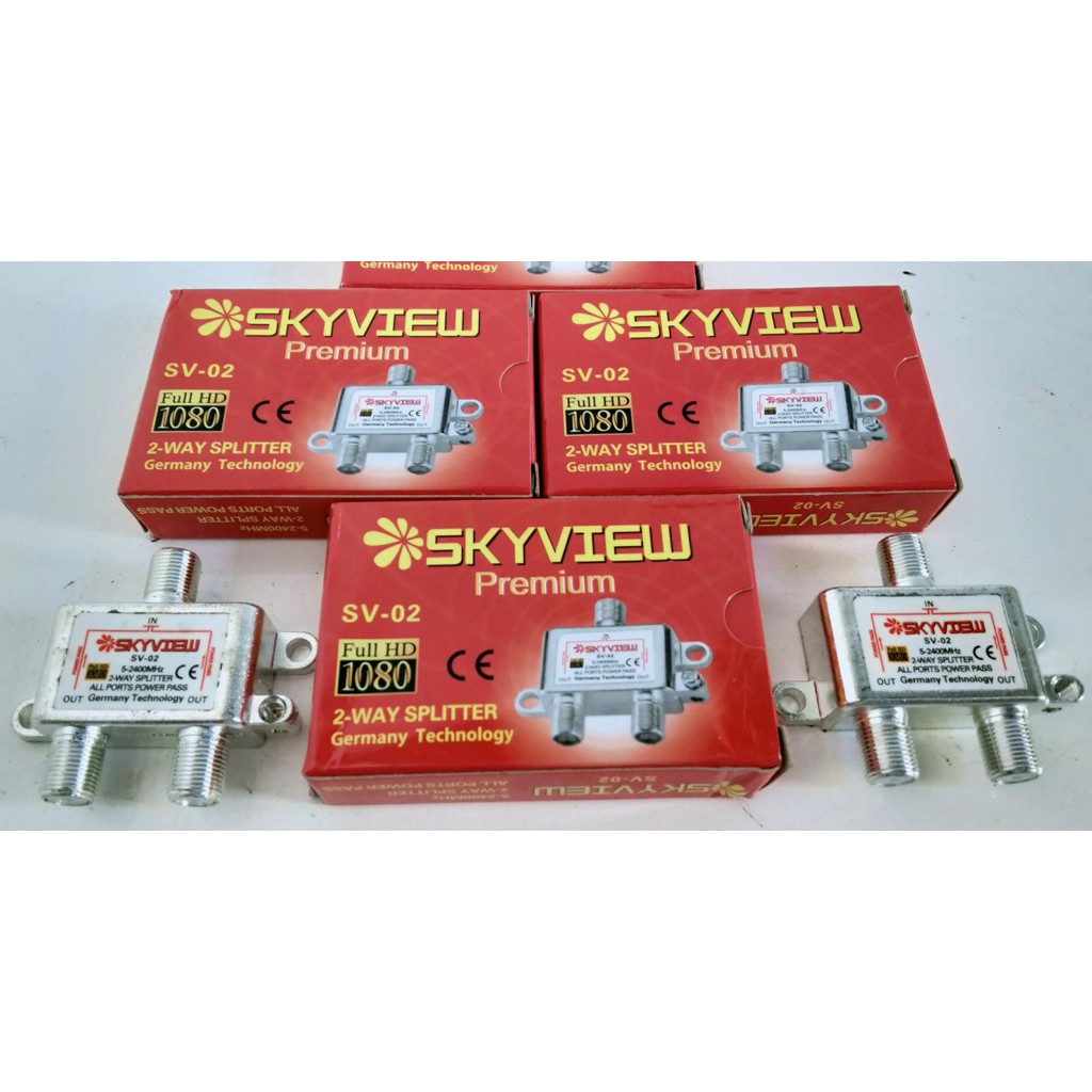 Jual RF Splitter 2 way Skyview | Shopee Indonesia