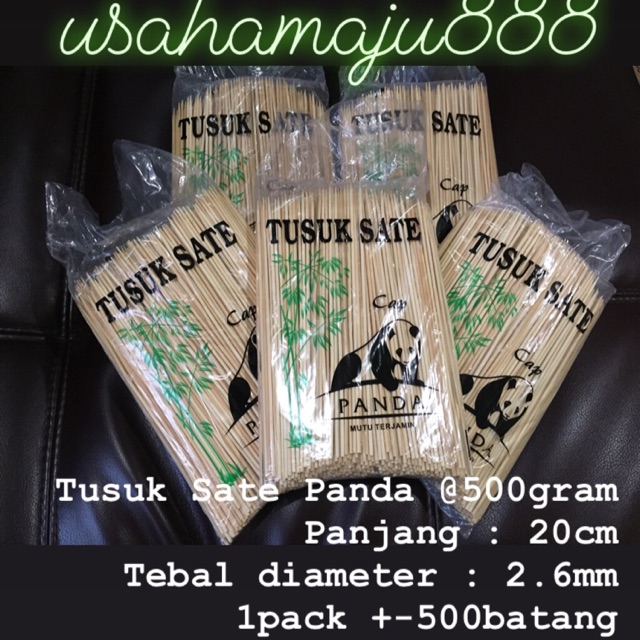 Jual Tusuk Sate Panda Import (500gram) | Shopee Indonesia
