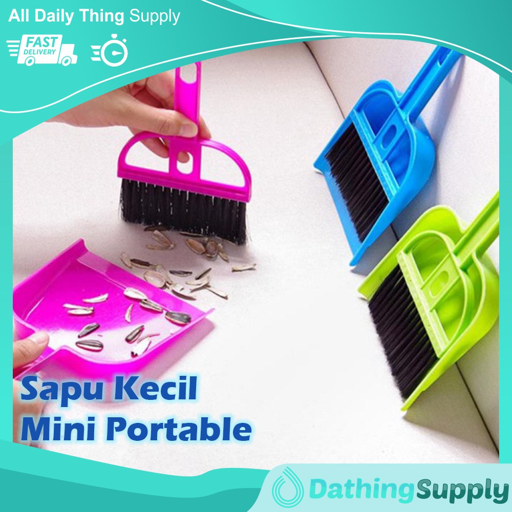 Jual Sapu Kecil Mini Kebersihan Praktis / Sapu Debu Mobil Portable SET ...