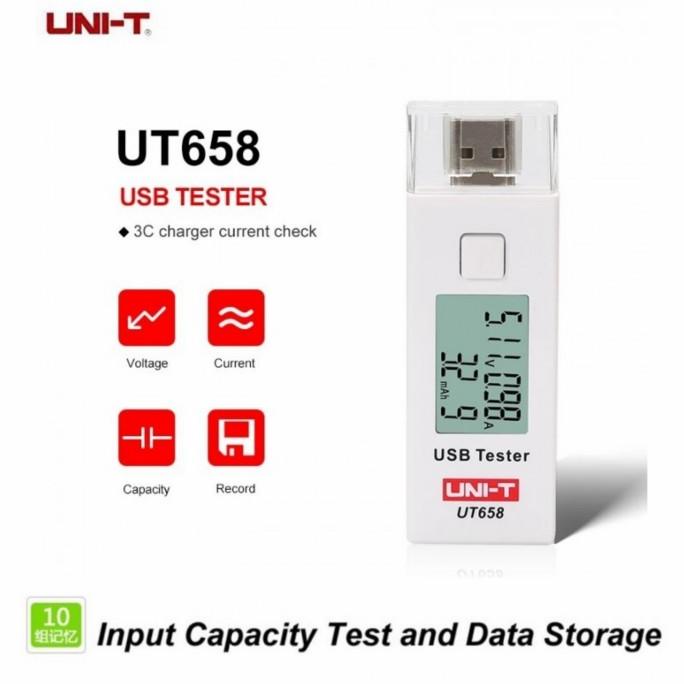 Jual UNI-T UT658 USB Tester Portable Digital LCD Max 9V - Alat Ukur ...
