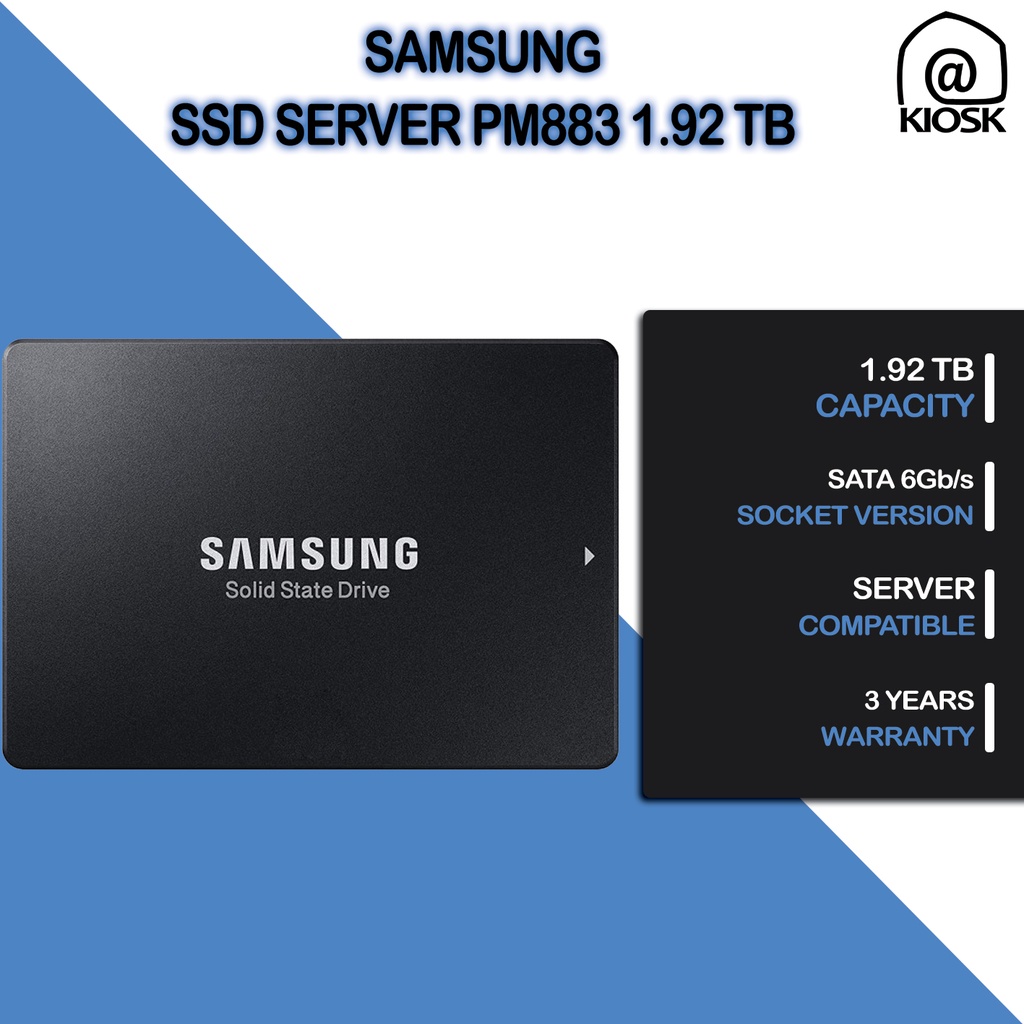 Jual Samsung SSD Server PM883 1.92TB-Enterprise Class-SATA-Garansi 3 ...
