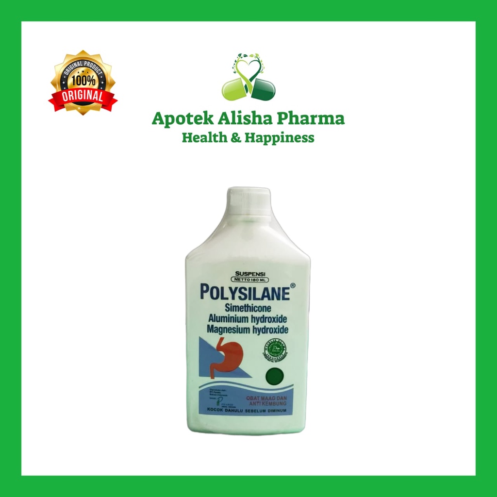 Jual Polysilane Suspensi 100/180ml - Polisilane Sirup Obat Maag ...