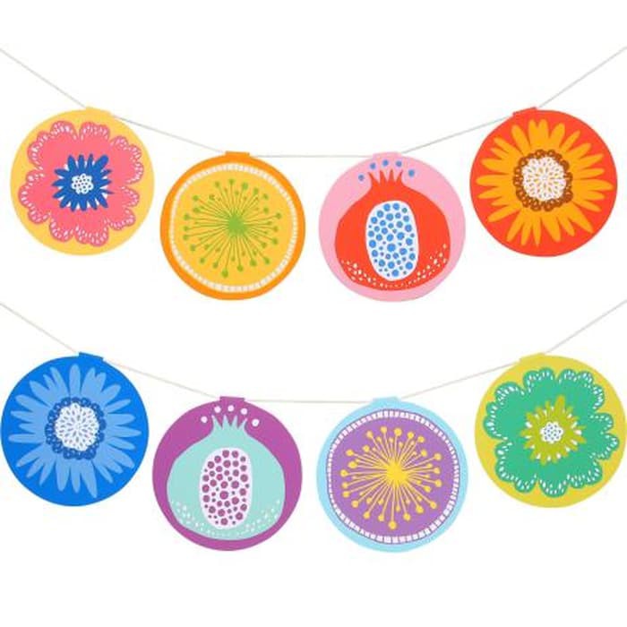 Jual DIY Papercraft Untaian Bunga Warna Warni | Shopee Indonesia