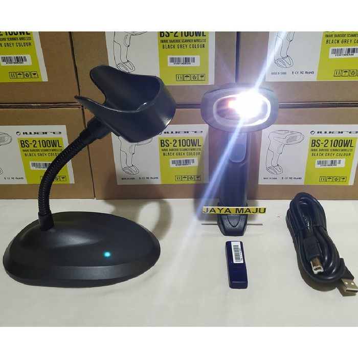 Jual WIRELESS BARCODE SCANNER 2D AREA IMAGING IWARE BS 2100WL AUTO SCAN ...