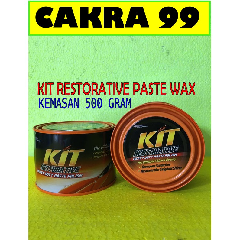 Jual KIT Restorative Paste Wax pasta pembersih body anti lecet mobil ...