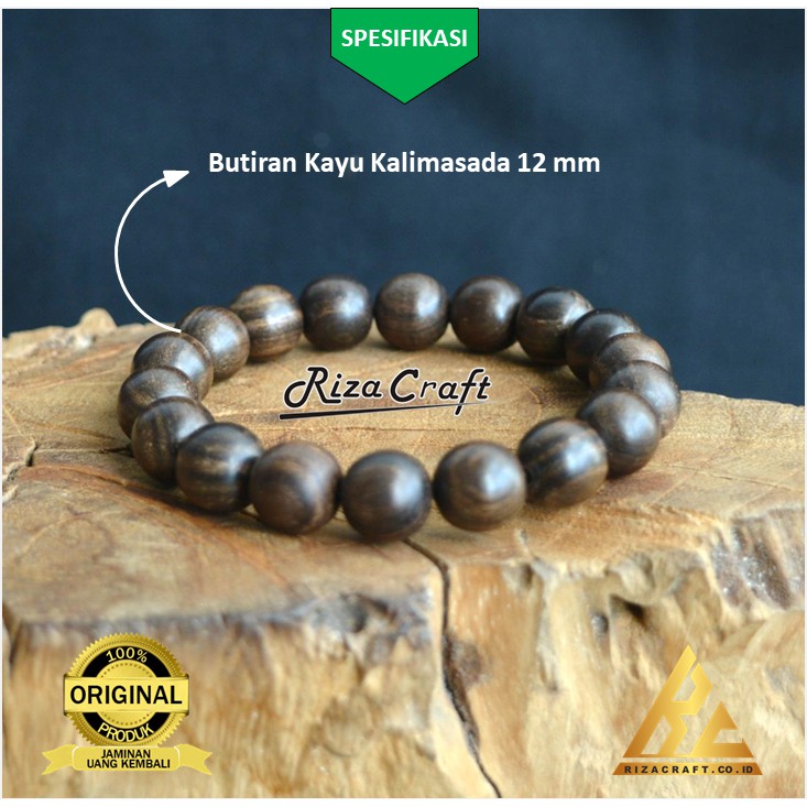 Jual Gelang Fashion Kayu Kalimasada Kalimosodo ASLI Unik Vintage 8 12mm ...