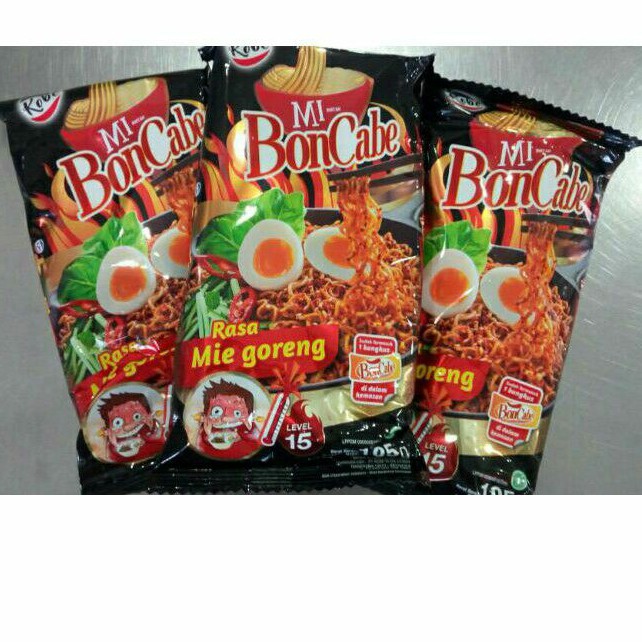 Jual Mi Bon Cabe Level-15 beli 2 gratis 1 bon cabe ramen | Shopee Indonesia
