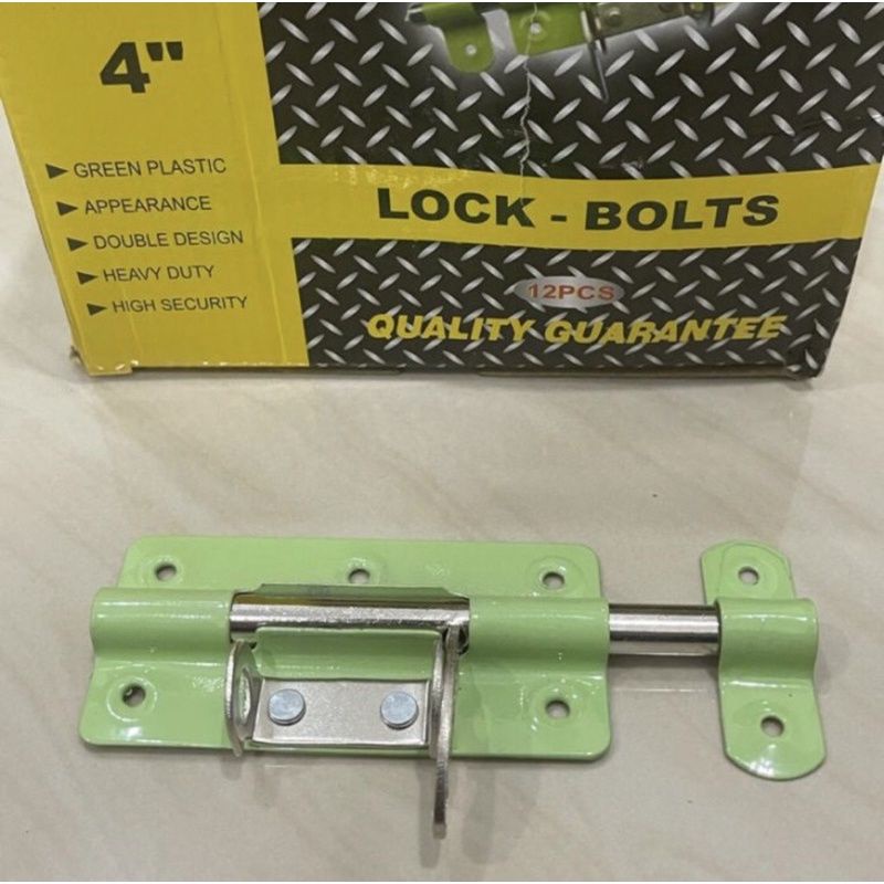 Jual Gtk 4" inci HIJAU TOLEDO Grendel Tempat Kunci Gembok Pintu Jendela ...