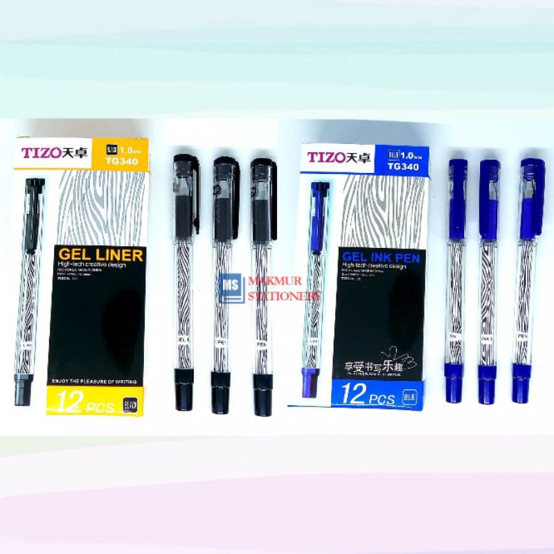Jual Pulpen / Ballpoint / Pen Gell TIZO TG 340 (Pcs) | Shopee Indonesia