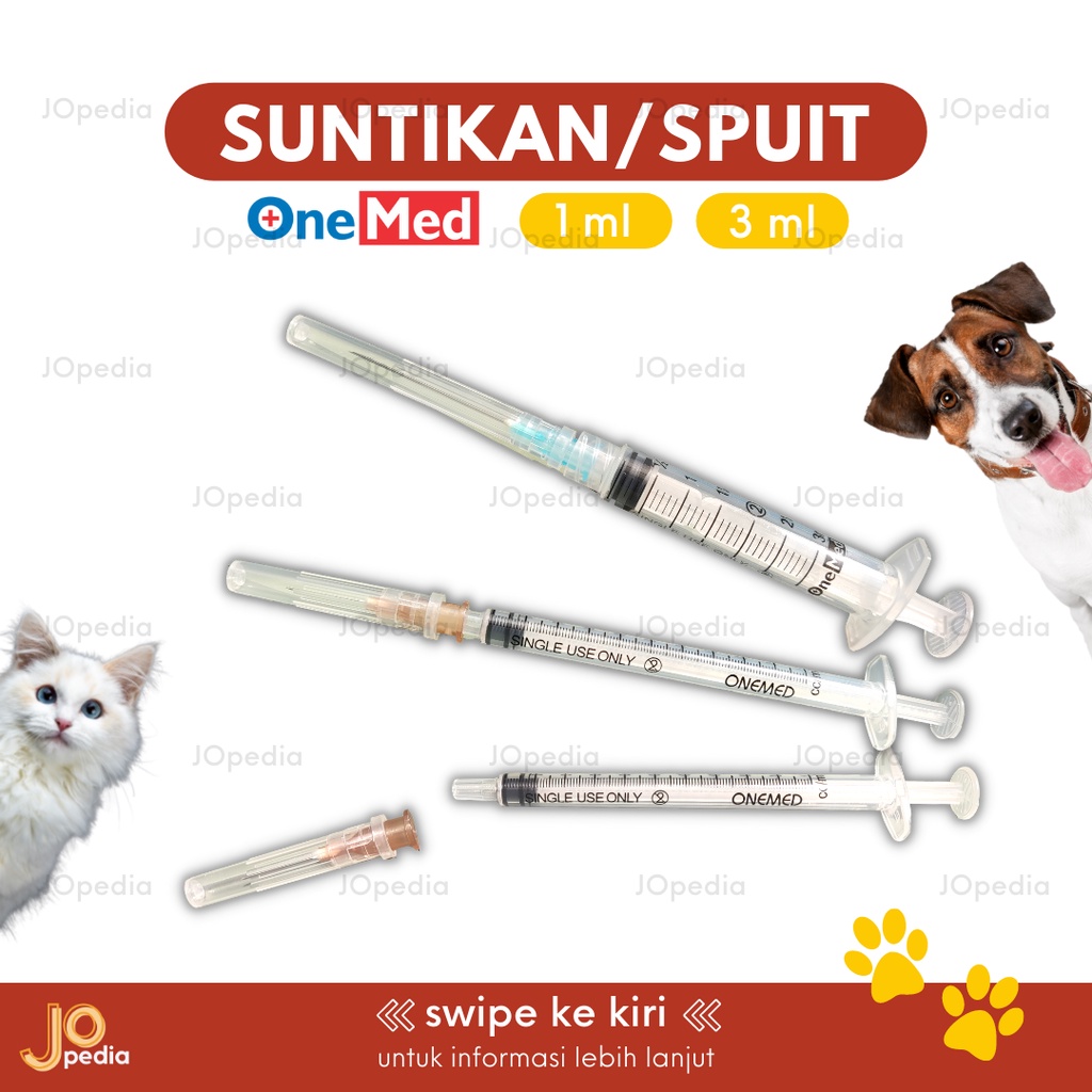 Jual SPUIT 1ml 3ml ONEMED Spet Suntikan Sepetan Pipet Minum Obat Susu ...