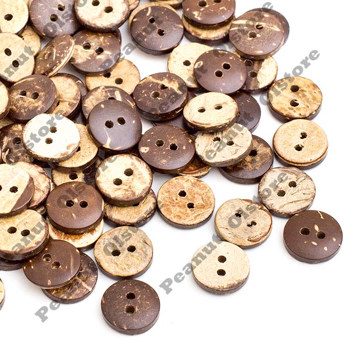 Jual ( Harga per 6 biji ) Kancing batok bulat 1,2cm | Shopee Indonesia