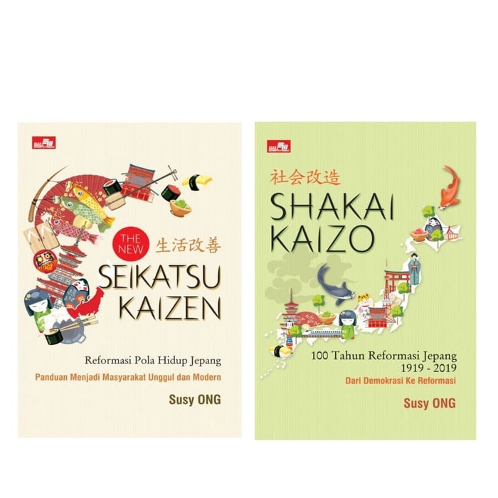 Jual KESUKSESAN-BUKU- PAKET 2 BUKU THE NEW SEIKATSU KAIZEN & SHAKAI ...