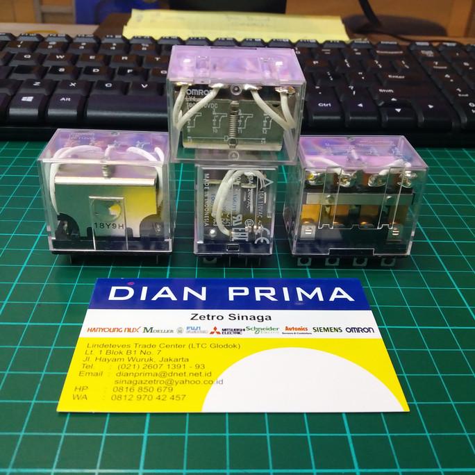 Jual Omron Relay LY4 100/110VDC 4NO 4NC 10A 240VAC Made in Indonesia ...