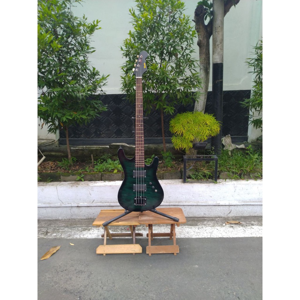 Jual gitar listrik fender bass custom | Shopee Indonesia