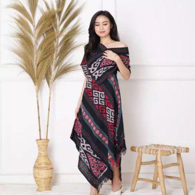 Jual DRES TENUN IKAT TROSO MOTIF NTT TORAJA BAJU ETNIK TENUN NUSANTARA CASUAL FORMAL & SANTAI ...