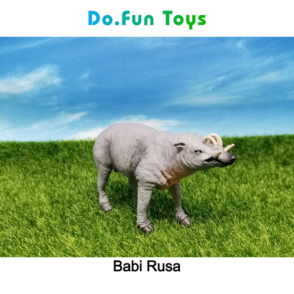 Jual Animal Figurine | BABI RUSA / Mainan Miniatur Babi Rusa | Shopee ...