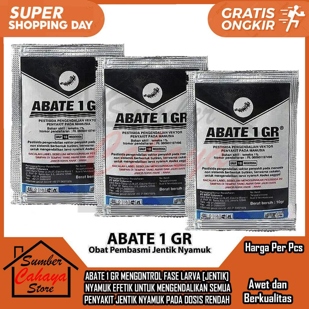 Jual Abate 1 Gr Bubuk Pembasmi Penghilang Nyamukk Sekali Pakai Per ...