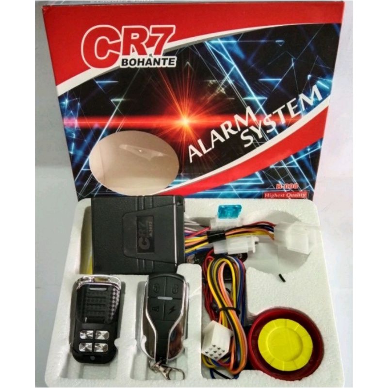 Jual ALARM MOTOR CR7 REMOT STARTER CR7 ALARM ANTI MALING CR7 ALARM ...