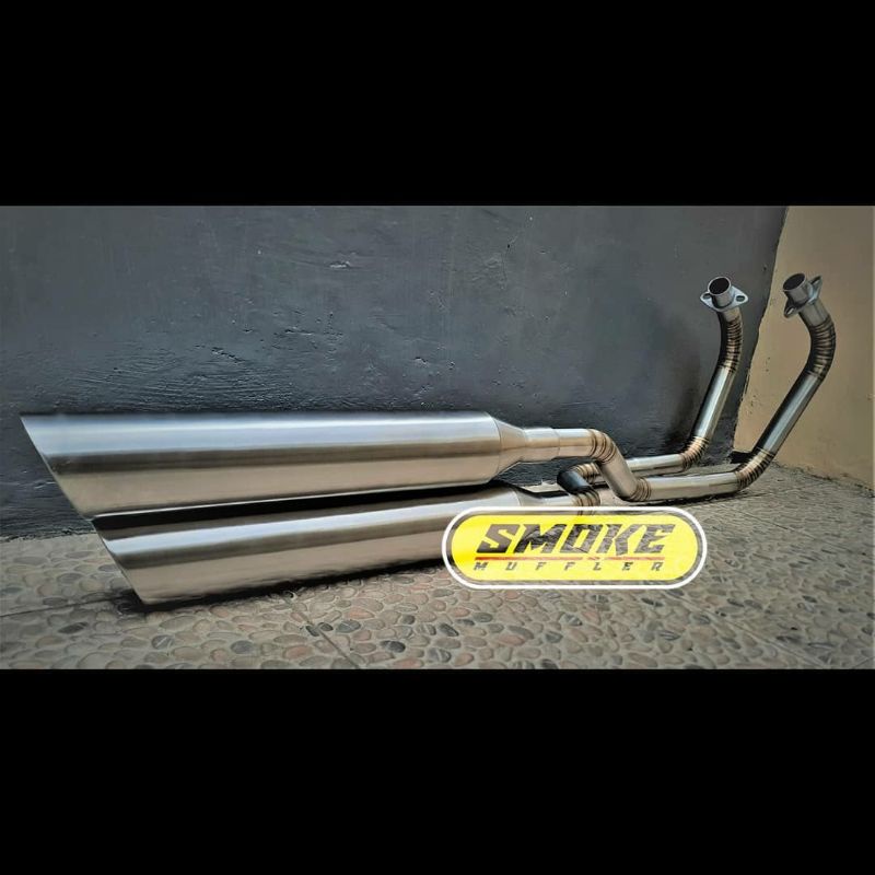 Jual knalpot benelli patagonian eagle 250 custom full system | Shopee ...
