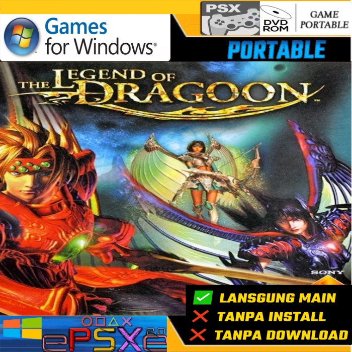 Jual GAME PC The Legend of Dragoon PS1 - CD GAME PC LAPTOP | Shopee ...
